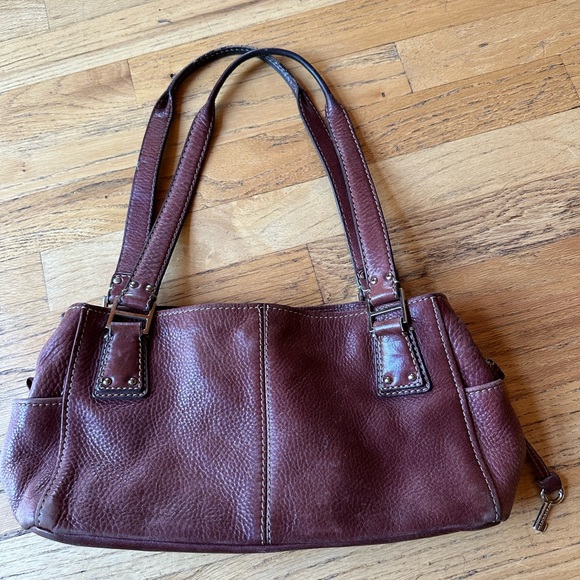 Fossil | Bags | Vintage Fossil Shoulder Bag Brown Leather | Poshmark